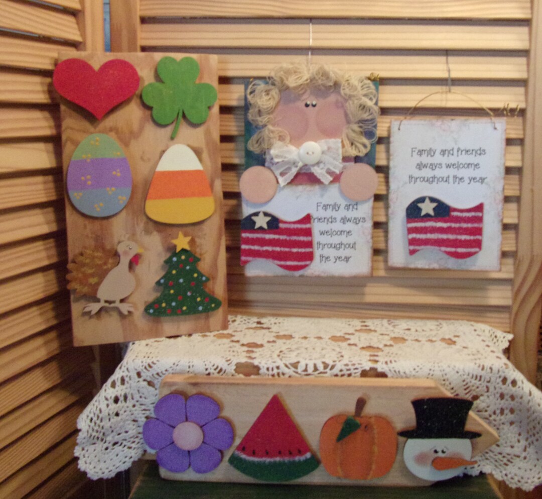 Holiday and Season Plaques - Etsy