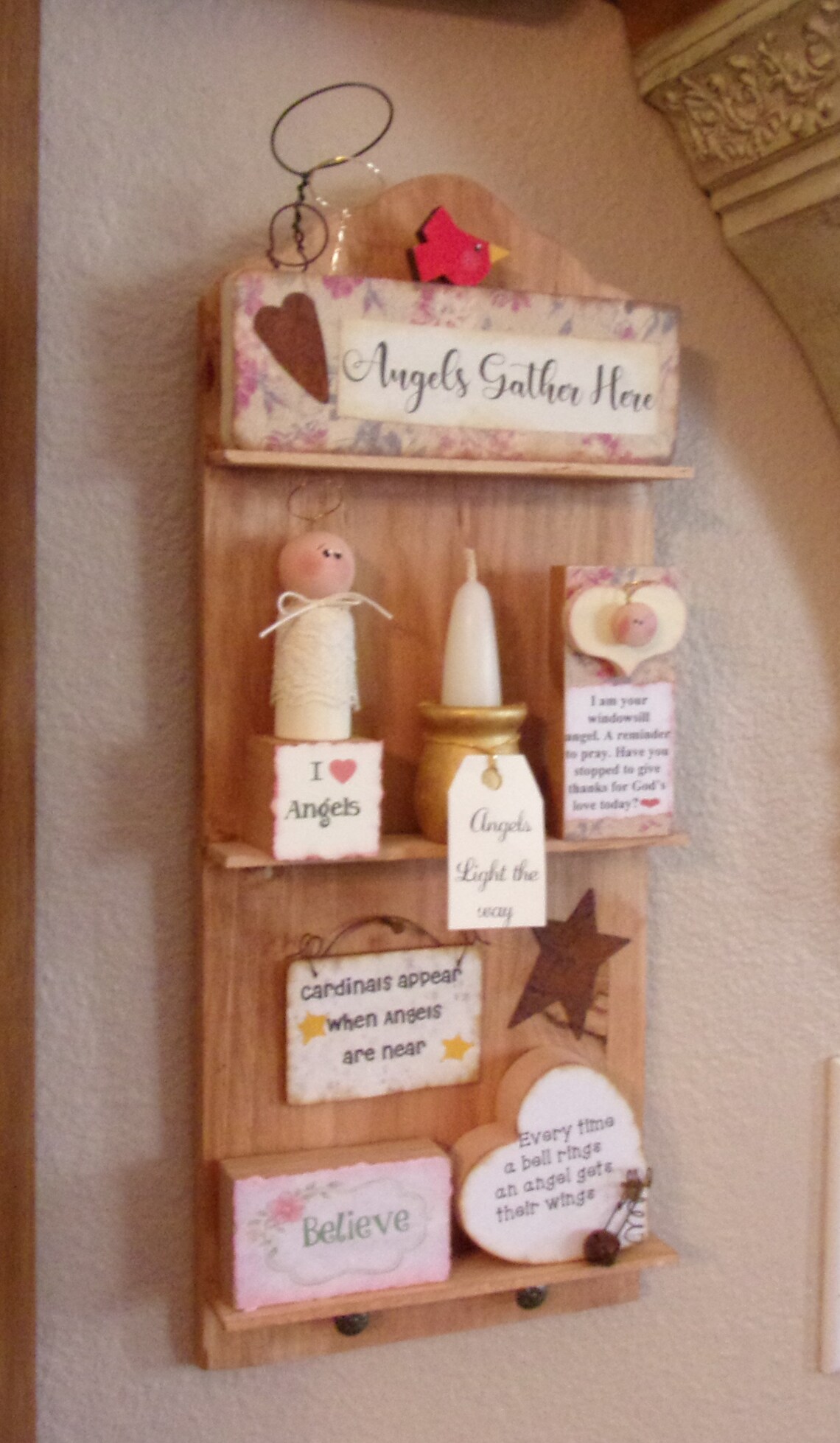 Angels Collector -- Angels Gather Here Shadowbox - Etsy
