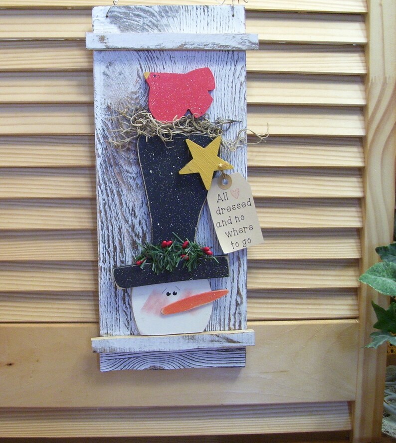 Winter BRRR Snowman All Dressed up and No Where to Go - Etsy