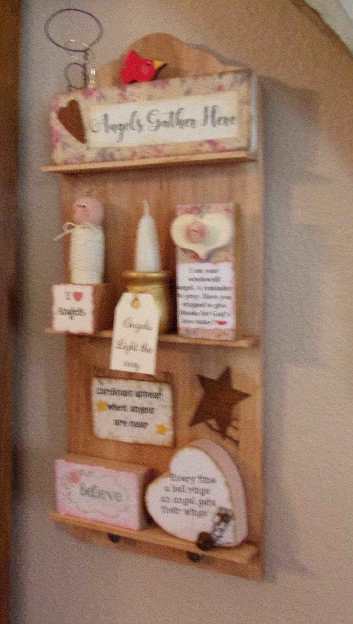 Angels Collector -- Angels Gather Here Shadowbox - Etsy