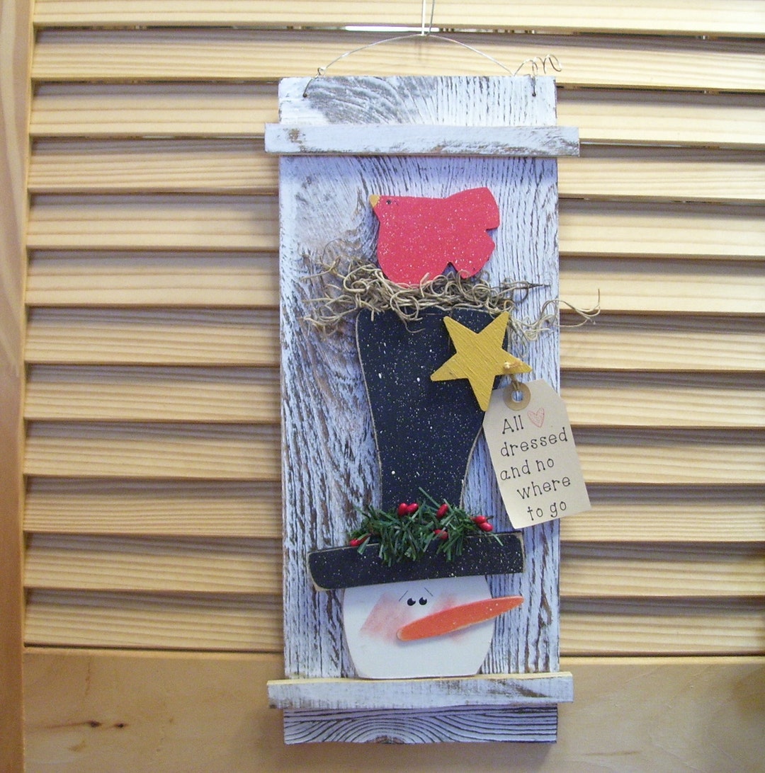 Winter BRRR Snowman All Dressed up and No Where to Go - Etsy