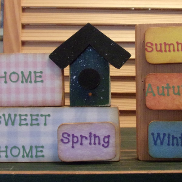 Interchangeable Home Blocks - Etsy