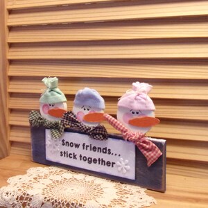 Snow Friends Stick Together Sign - Etsy