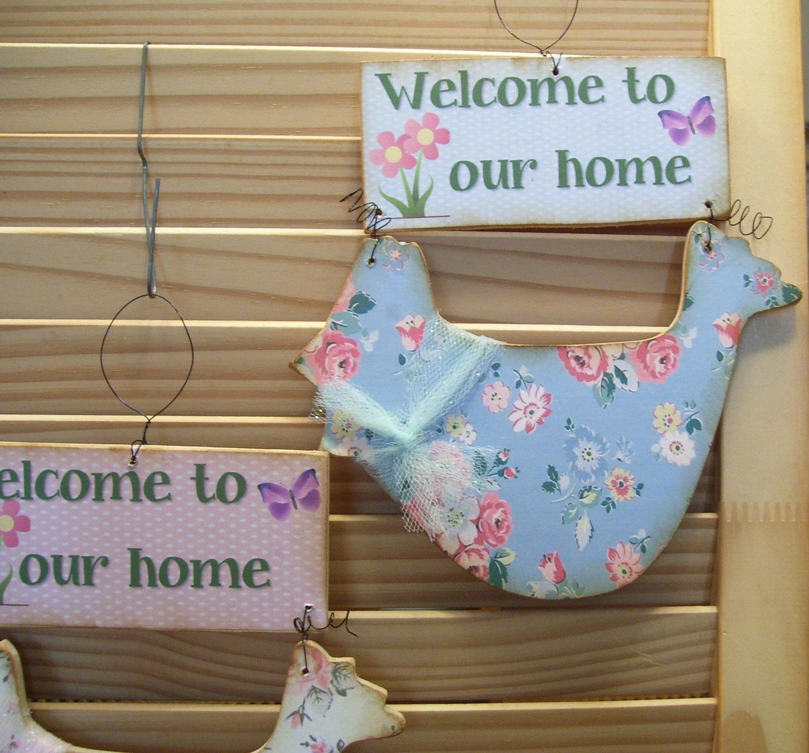 Shabby Chic Welcome Sign - Etsy
