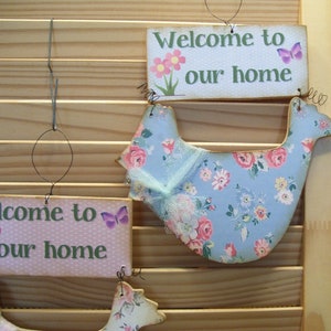 Shabby Chic Welcome Sign - Etsy