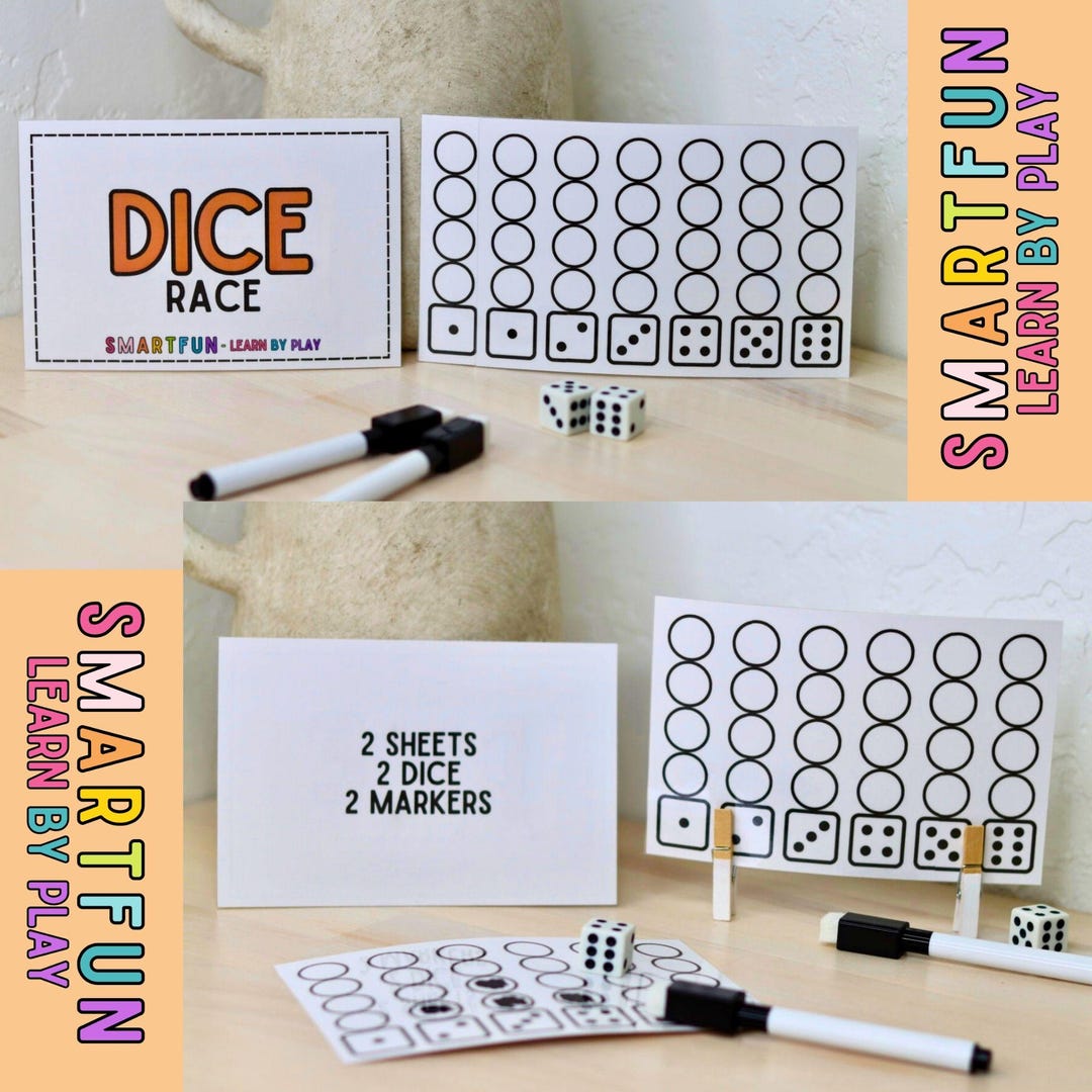 Dice Race Activity - Etsy