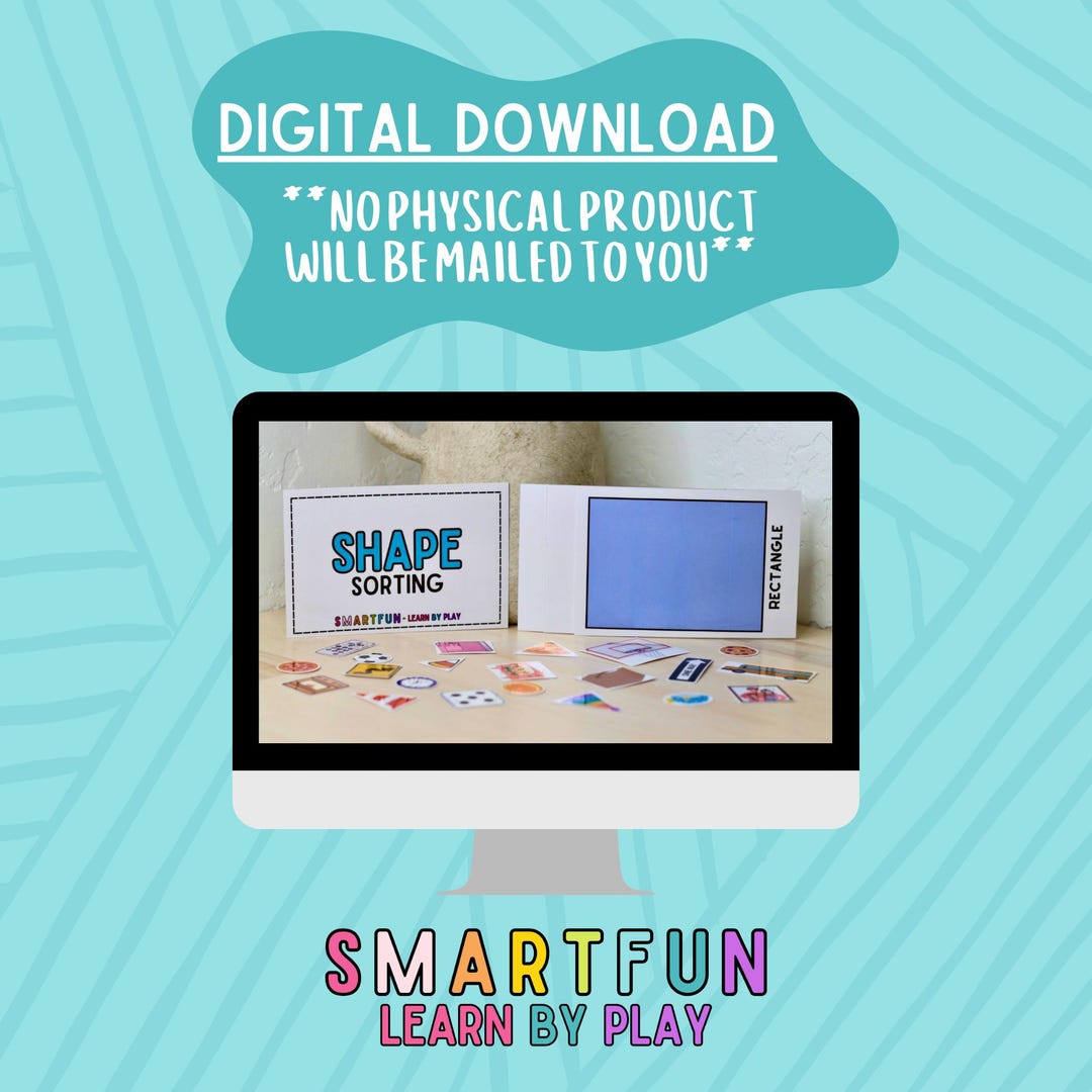 PDF - Shape Sorting Activity - Etsy