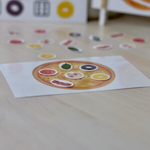 Roll a Pizza Activity - Etsy