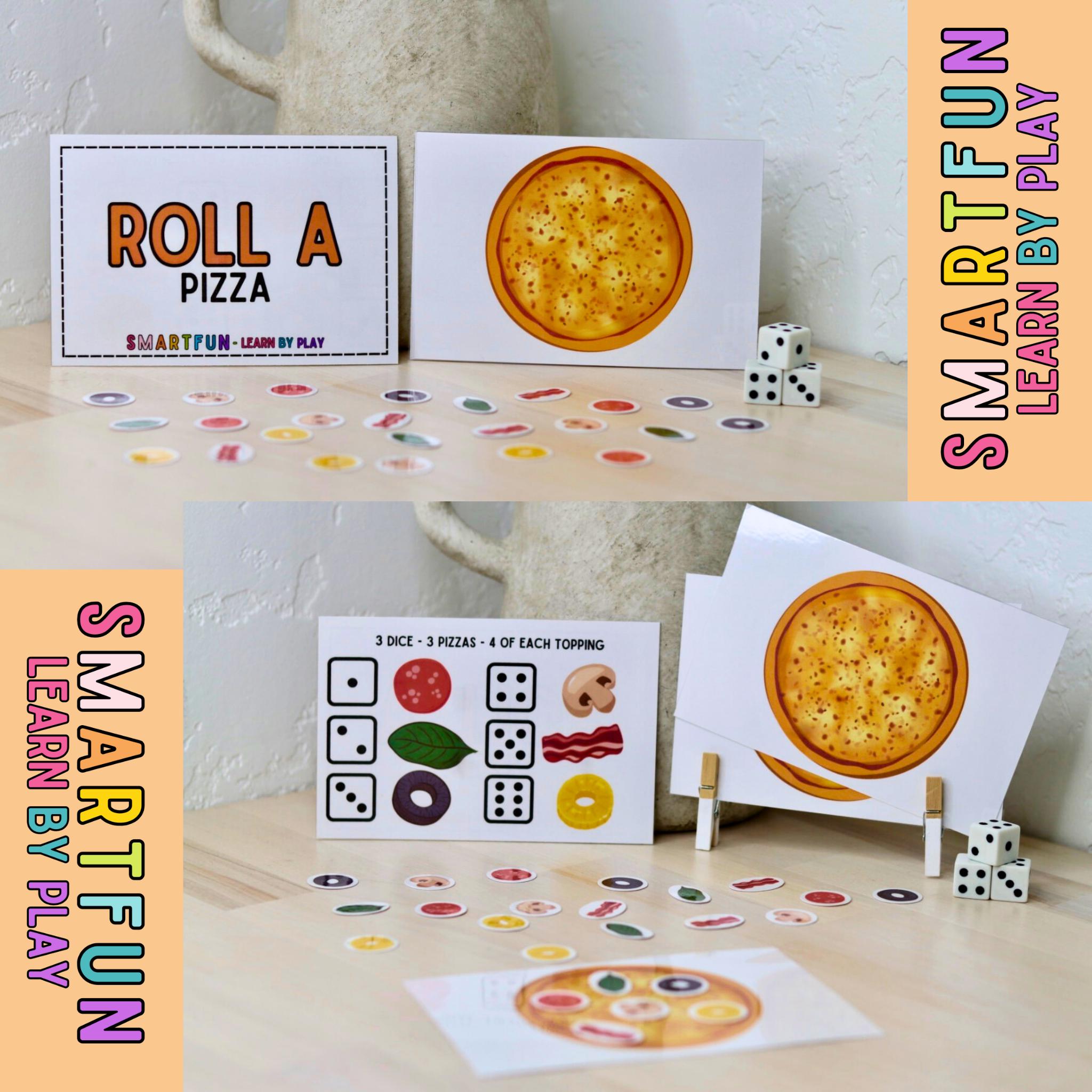 Roll a Pizza Activity - Etsy