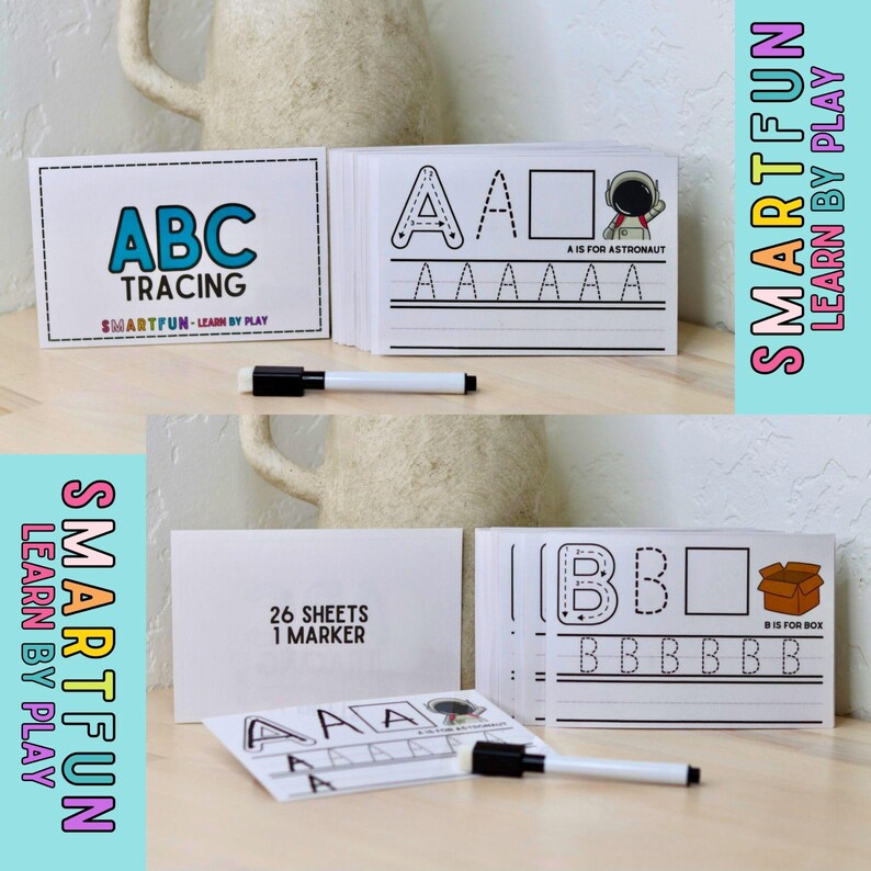 PDF - ABC Tracing Activity - Etsy