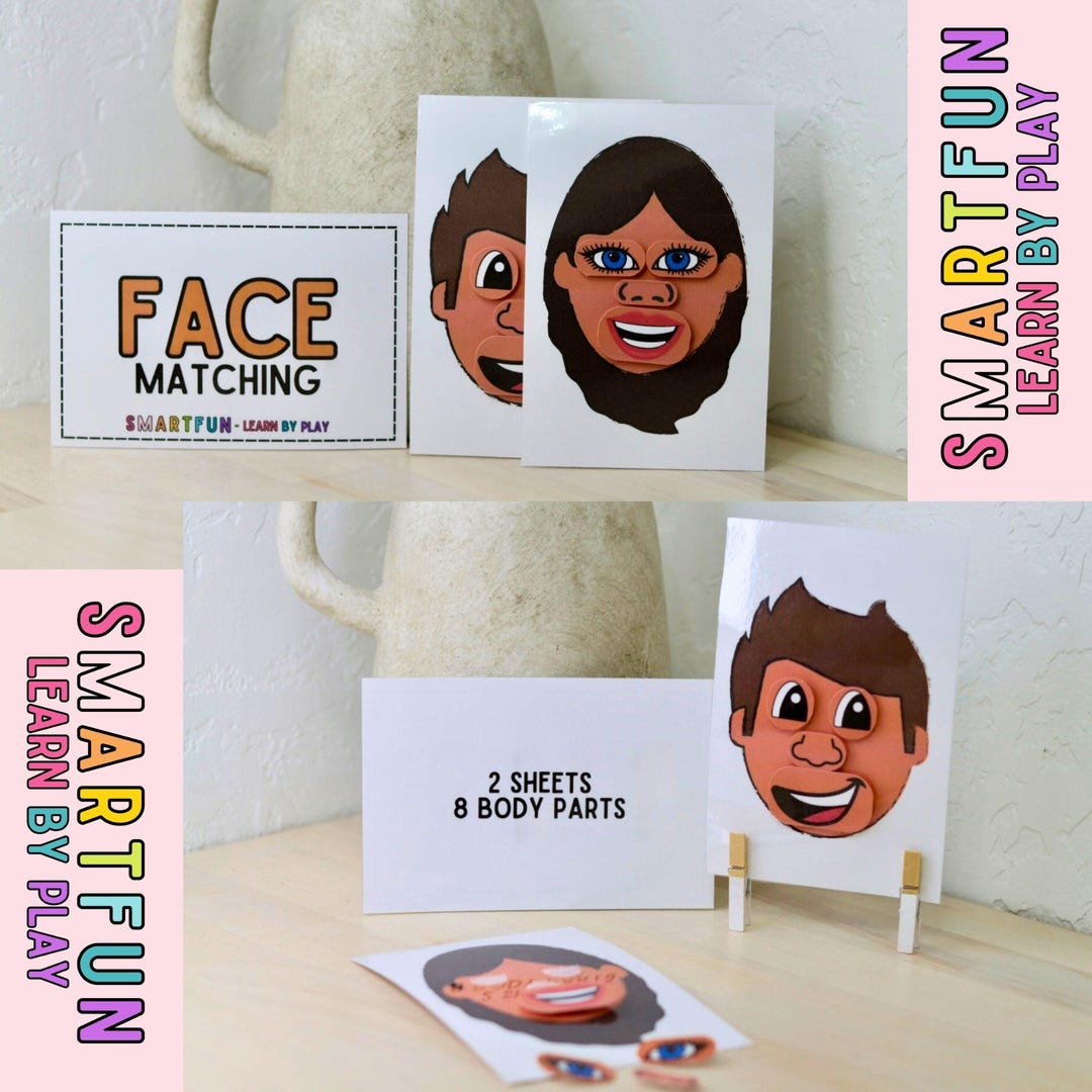 Face Matching Activity - Etsy