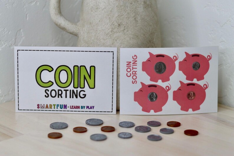 Coin Sorting Activity - Etsy