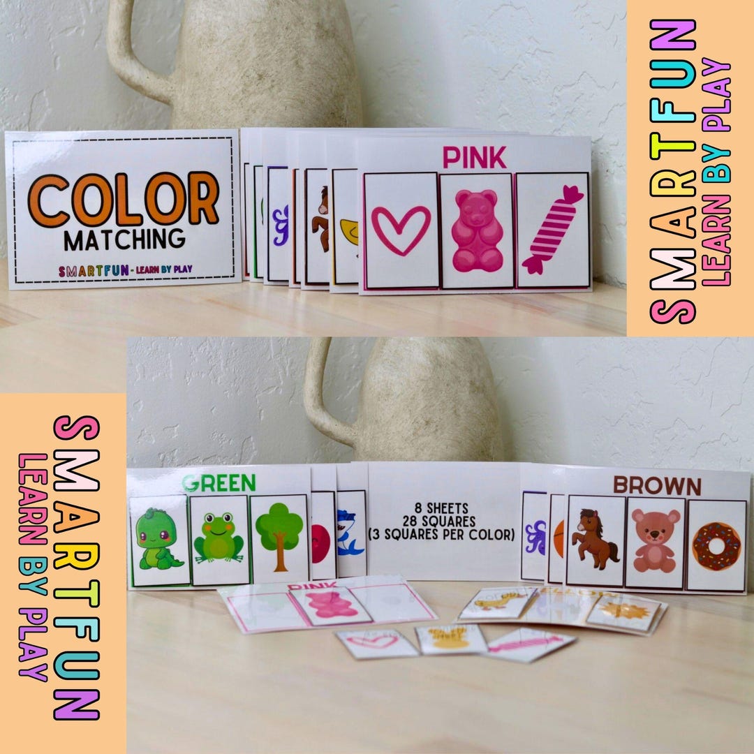 Color Matching Activity - Etsy