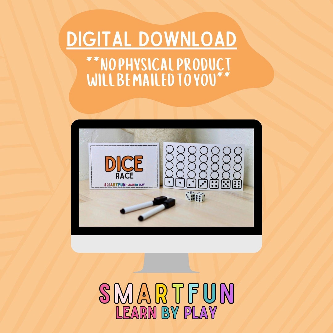 PDF - Dice Race Activity - Etsy