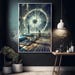 Futuristic Time Machine Art Print | Post-apocalyptic Cityscape ...
