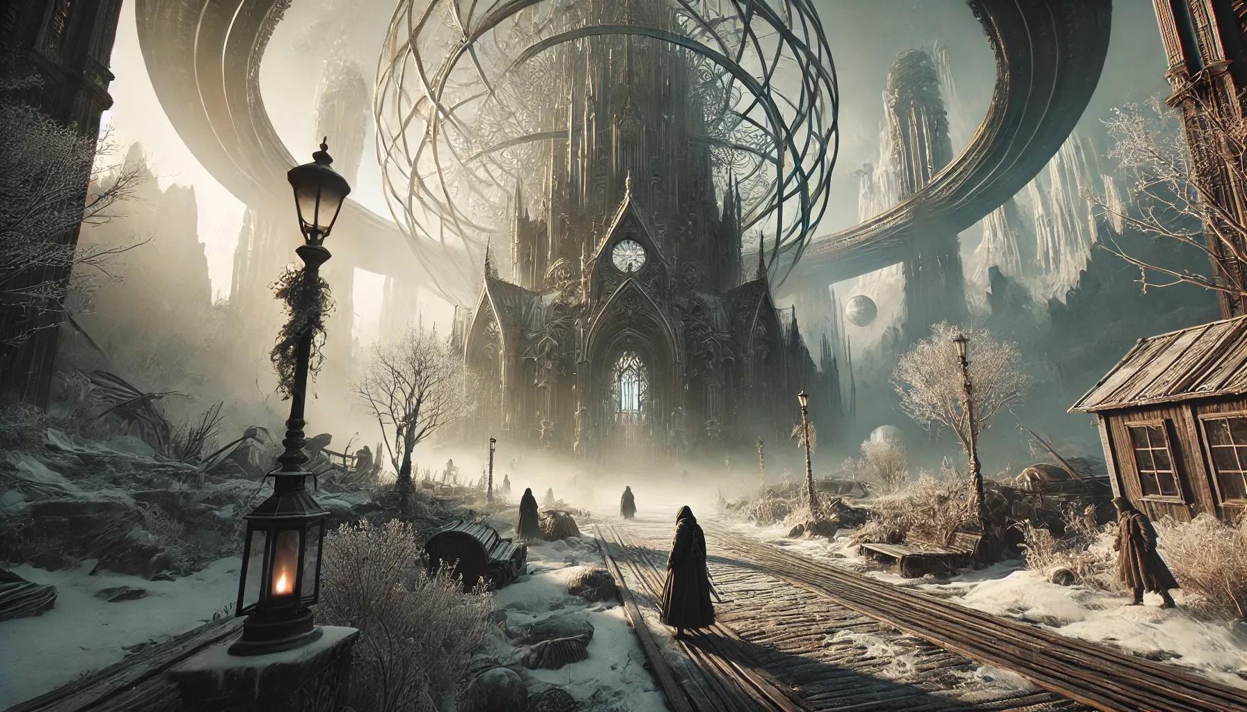 Gothic Post-apocalyptic World - Victorian Fantasy Sci-fi Art Print - Etsy