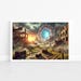 Post-apocalyptic Time Portal Art | Futuristic Dystopian Landscape ...