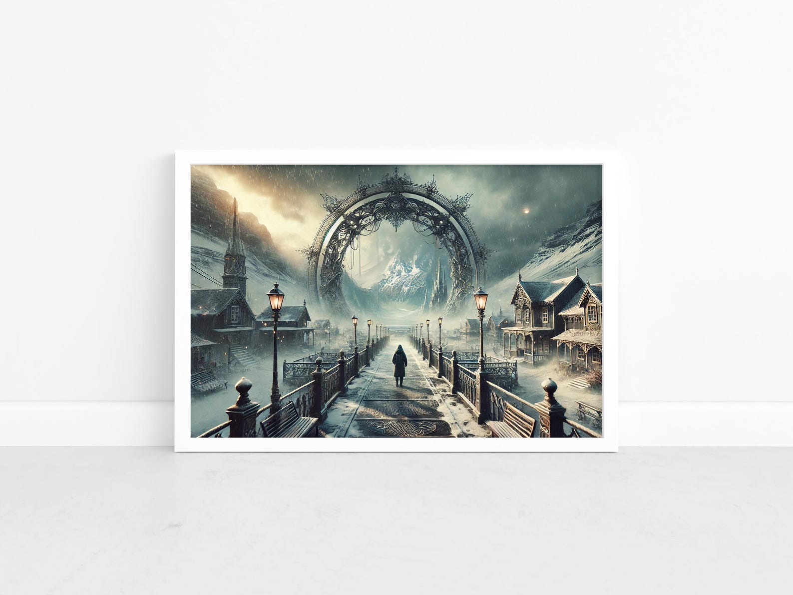 Victorian Sci-fi Portal - Post-apocalyptic World Digital Art Print - Etsy