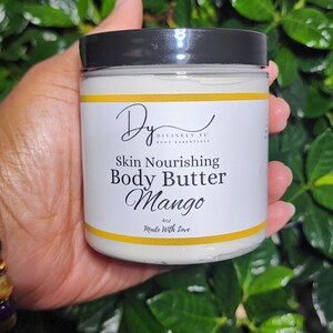 Mango Body Butter - Luxurious Whipped Body Butter for Glowing Skin ...