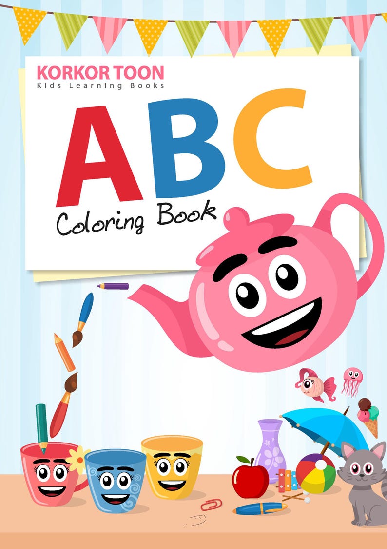Bundle-kids' Children's Coloring Books Downloadable and Printable PDF ...