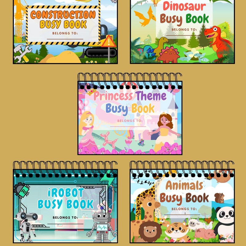 Busy Books - Etsy