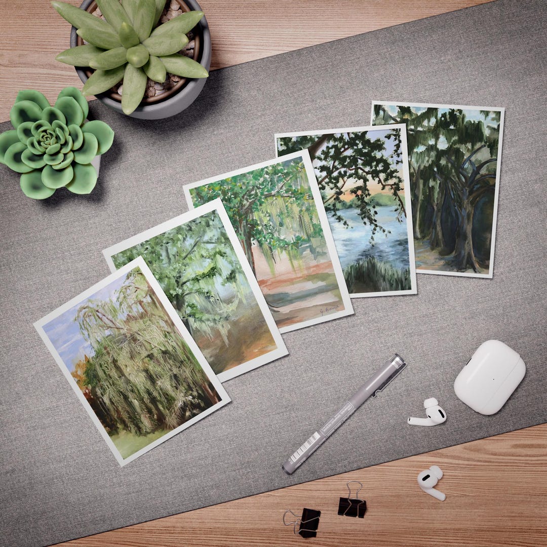 Nature-inspired Greeting Cards Set, Perfect for Birthdays, Thank You ...