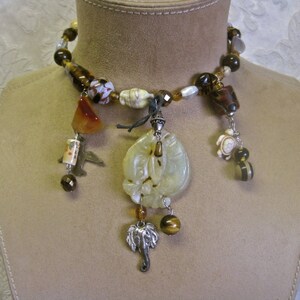 Creatures Big and Small: Totem Choker Boho Amulet Vintage Assemblage ...
