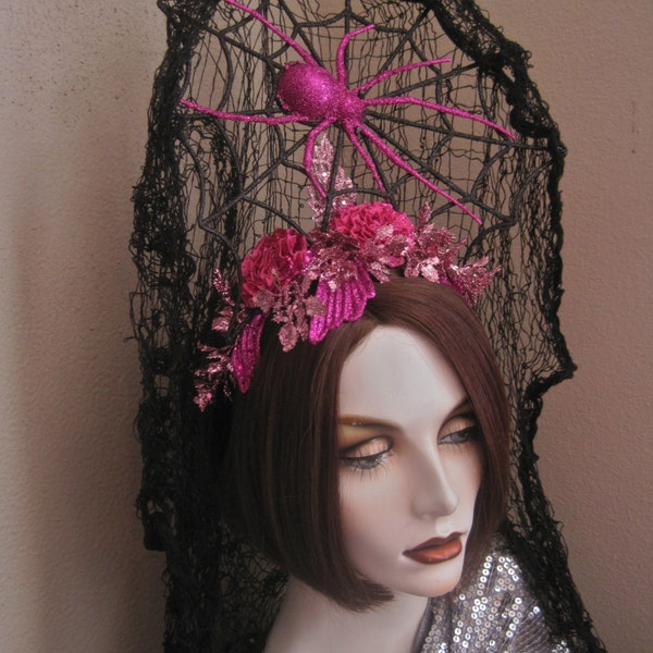 Spider Fascinator - Etsy