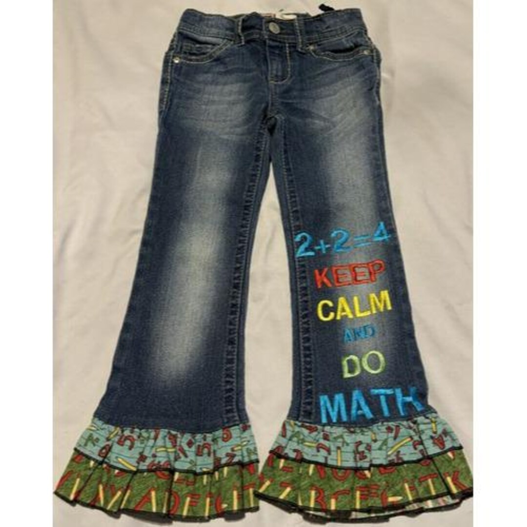 L.e.i. Lei Chelsea Lowrise Boot Cut Jeans Girls 5 Regular Y2K Math ...