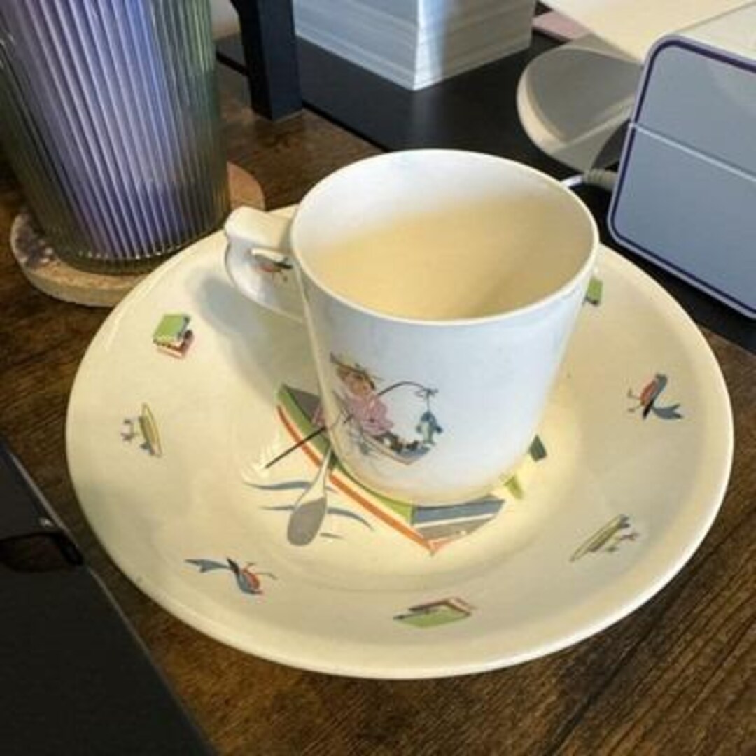Figgjo Flint Norway Cup and Plate Set - Etsy