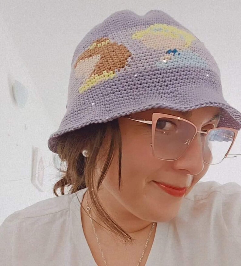 Disney Princess Bucket Hat Crochet Pattern PDF | Tapestry Intarsia ...