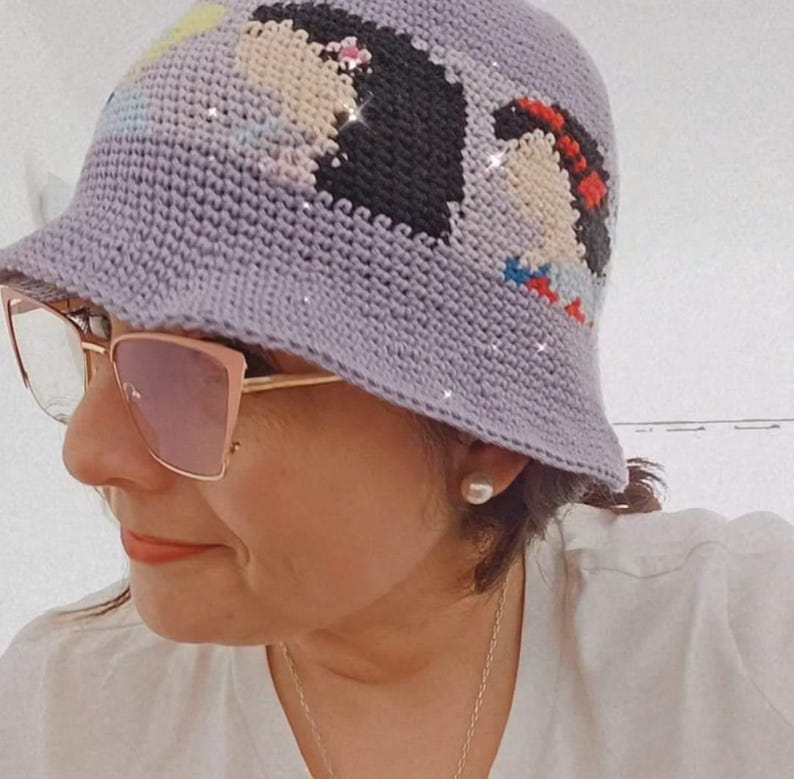 Disney Princess Bucket Hat Crochet Pattern PDF | Tapestry Intarsia ...