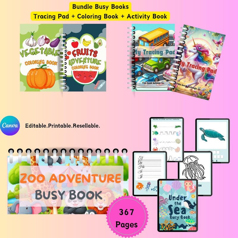 Busy Books - Etsy