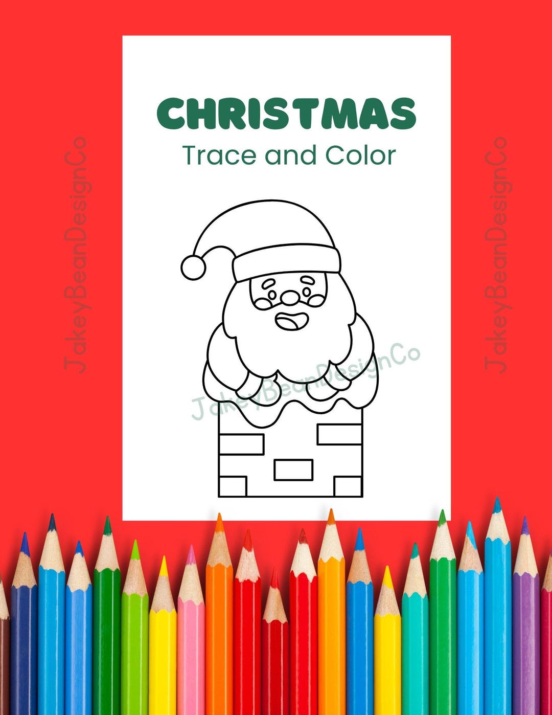 Printable Christmas Trace and Color Book (PDF) - Holiday Fun for Kids ...