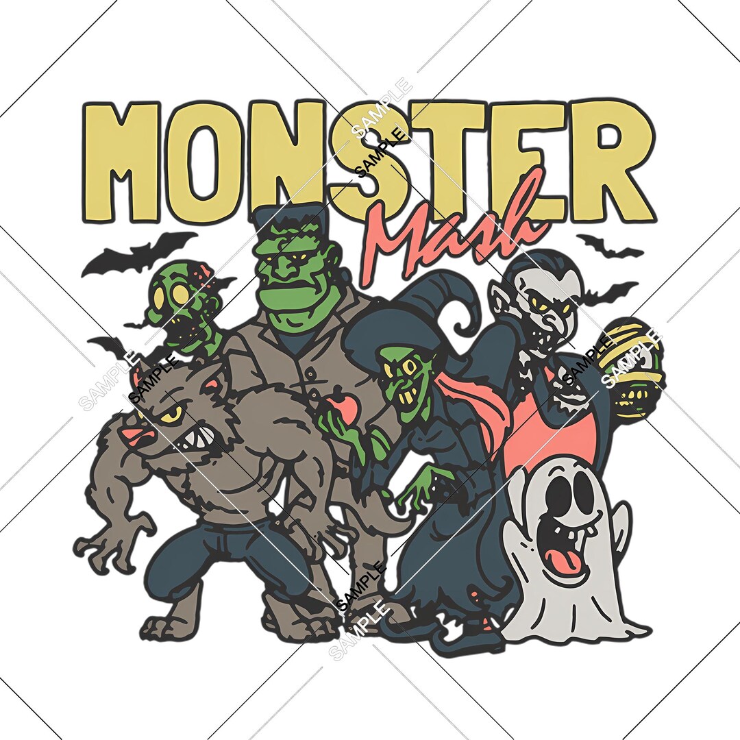 Monster Mash PNG, Halloween Monster PNG, Monster Shirt Design ...