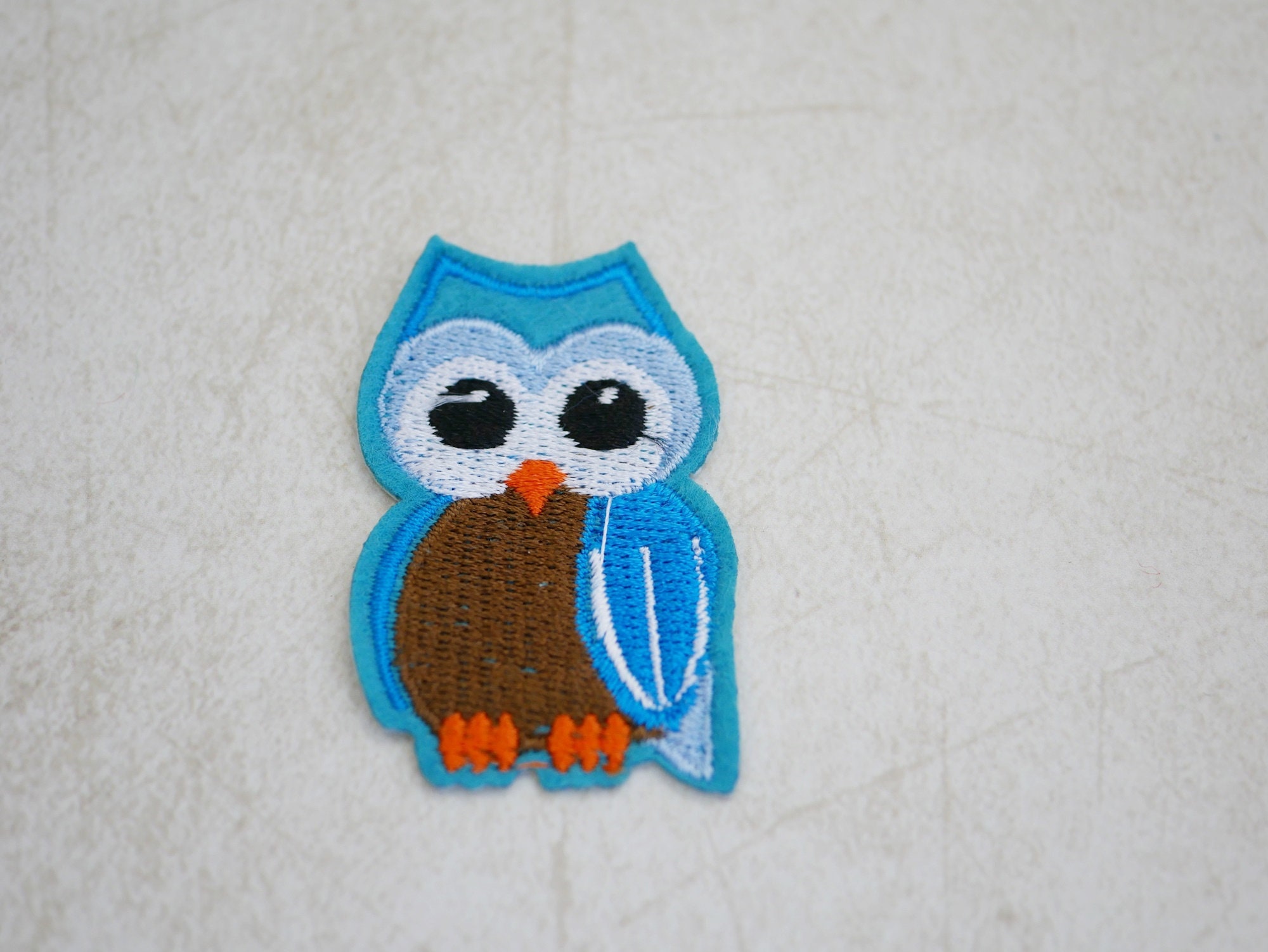 Small Embroidered Owl Patch Sew on Iron on Owl Patch (1 Patch) - Etsy