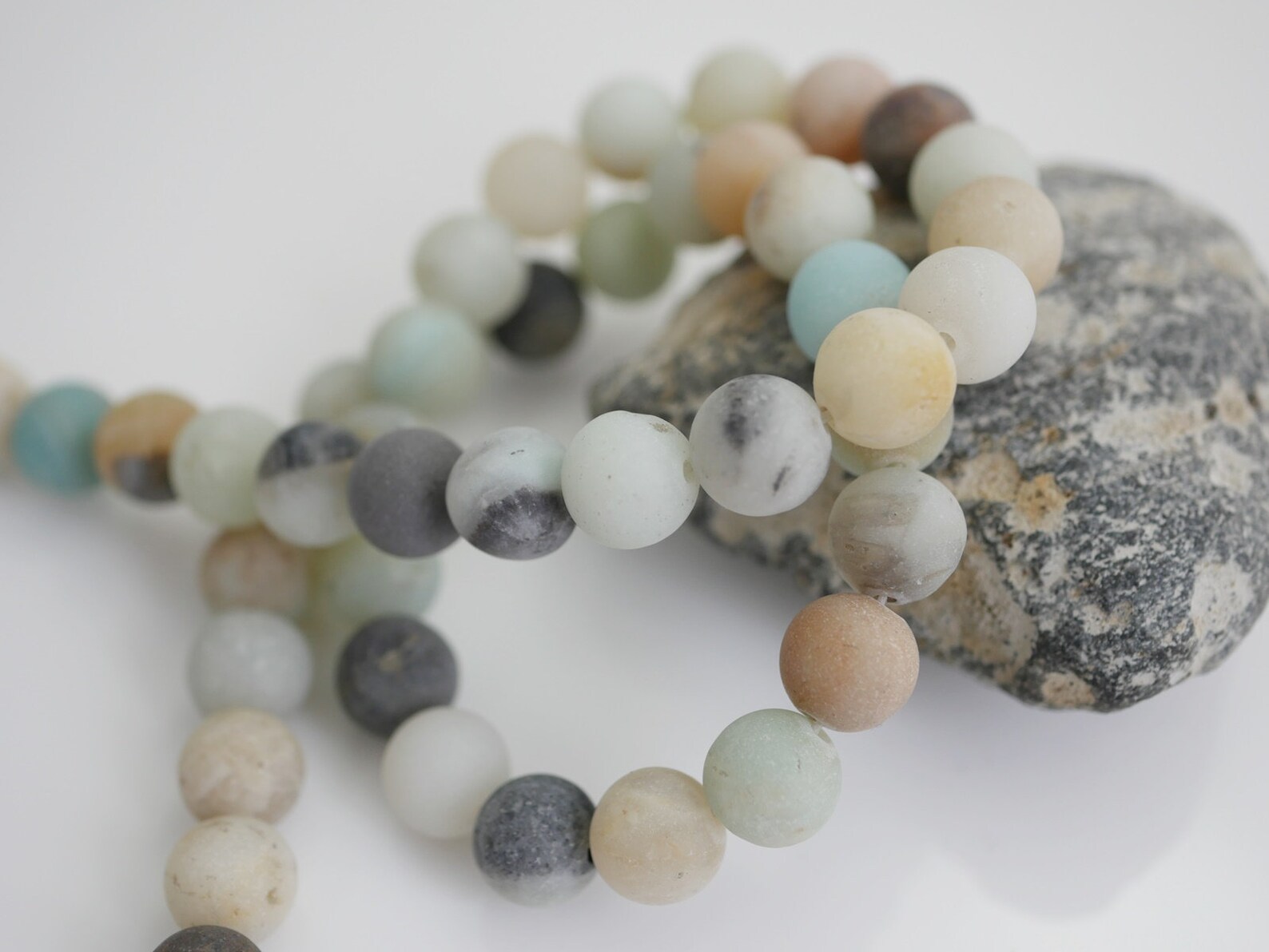 Matte Round Amazonite Beads 8mm Matte Beads Gemstone Beads 15 - Etsy