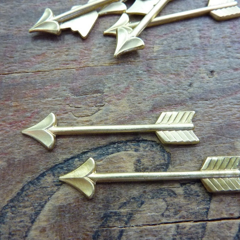 Brass Arrows - Etsy