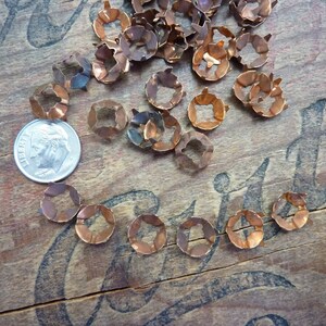 Vintage Copper Prong Sew on Setting SS40 or SS41 8.5mm (6) - Etsy