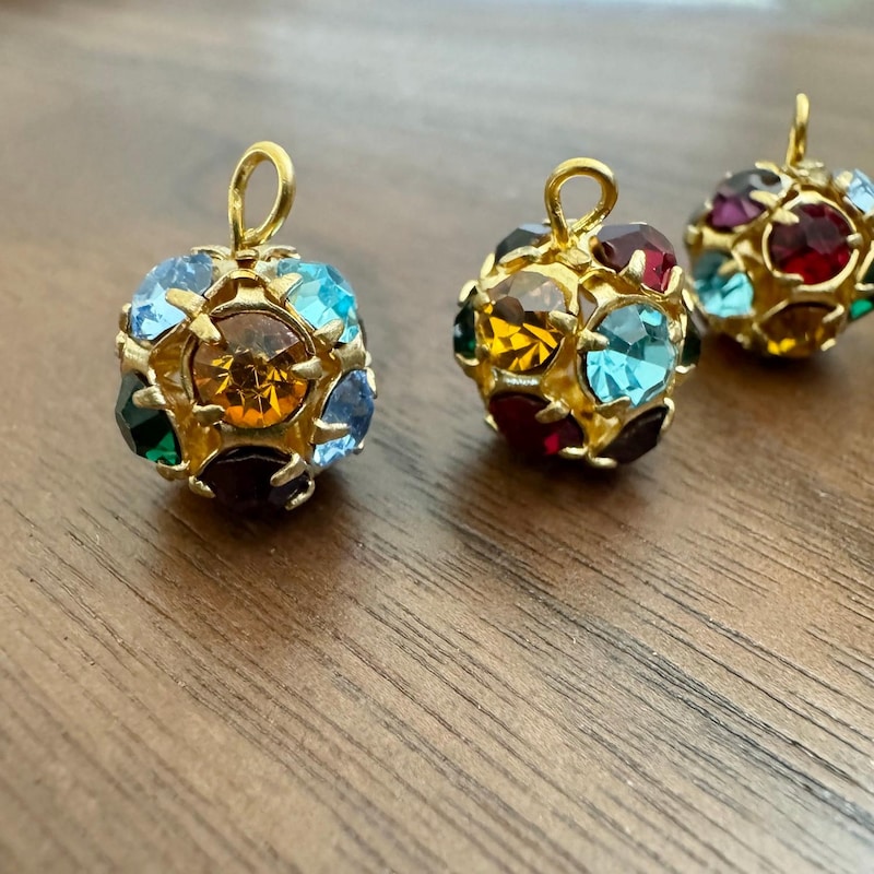 Rhinestone Ball - Etsy