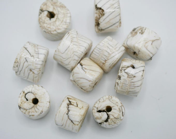 Tibetan Conch Shell Beads About 15x12mm Conch Shell Beads ( 6 Beads ...