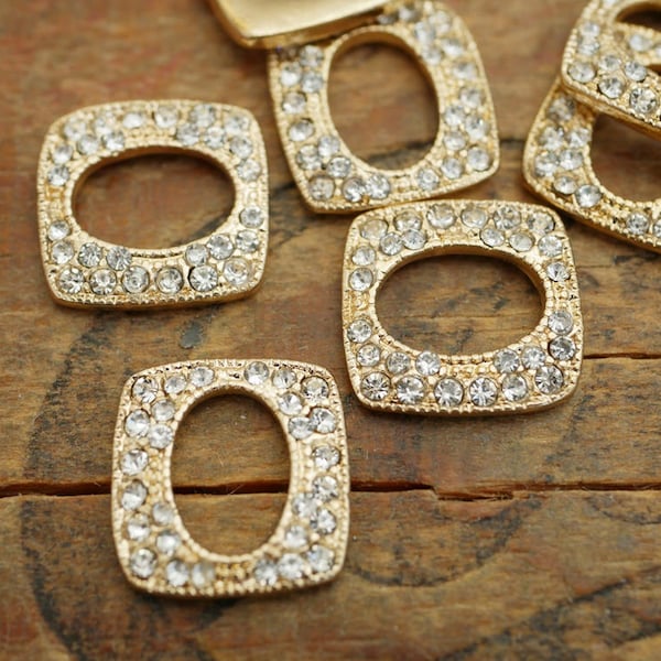 Rhinestone Connector - Etsy