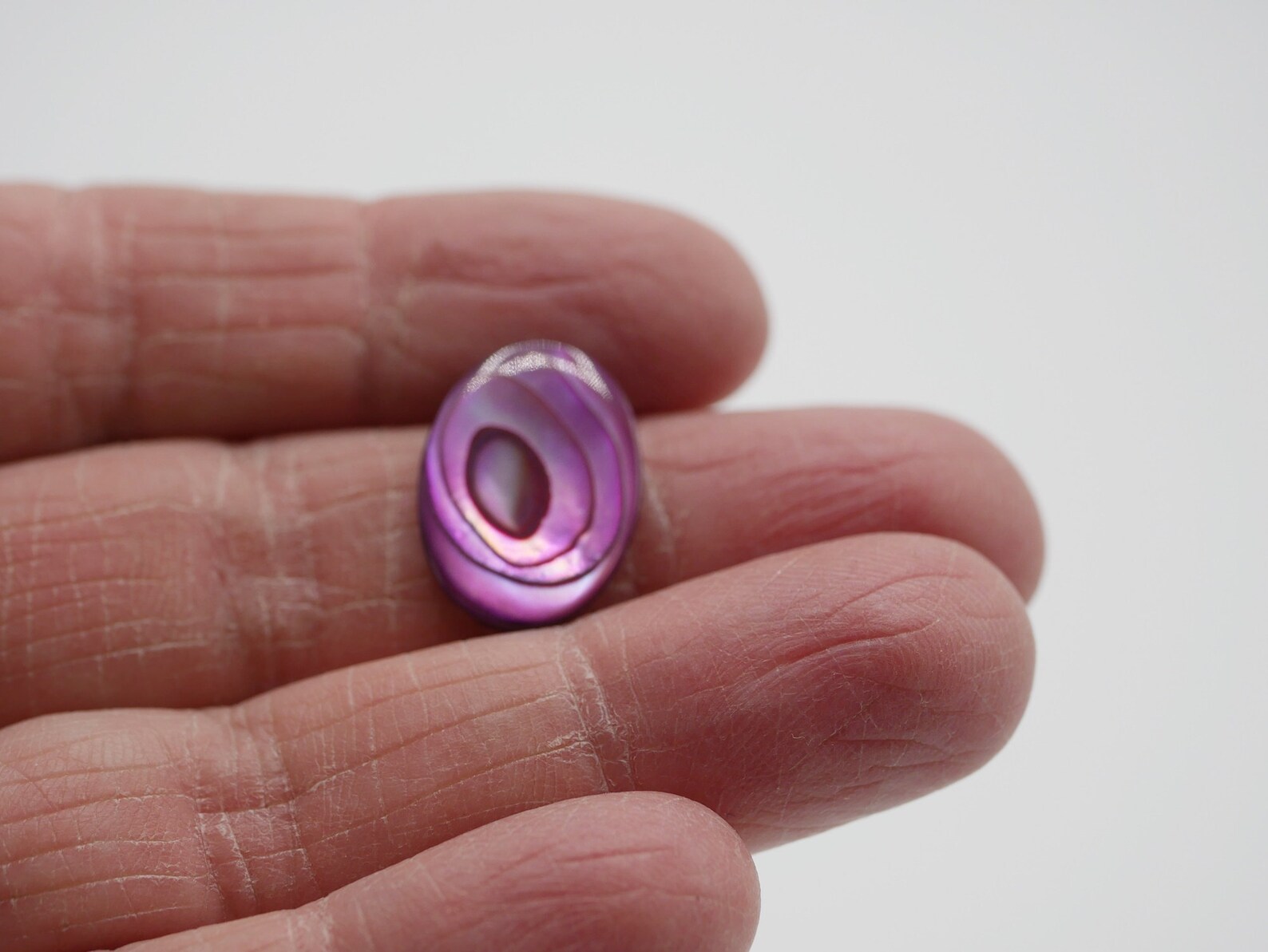 Magenta Abalone Shell Cabochon 18x13mm Hot Pink Shell Cab 6 - Etsy