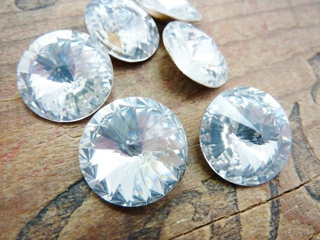 Swarovski Rivoli Rhinestone Crystal Vintage Swarovski - Etsy