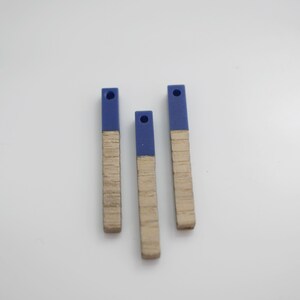Zola Elements Resin and Wood Stick Drop Component 3.5x30mm (4 Pcs ...