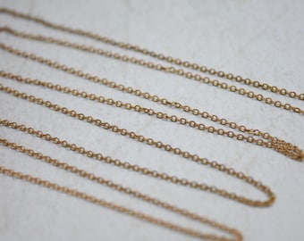 Faceted Soldered Flat Cable Chain Raw Brass Chain Solder - Etsy