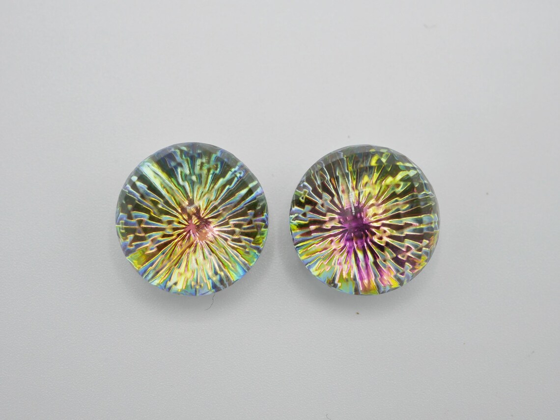 Glass Fireball Rhinestone 15mm Crystal Vitrail Medium Fireball - Etsy