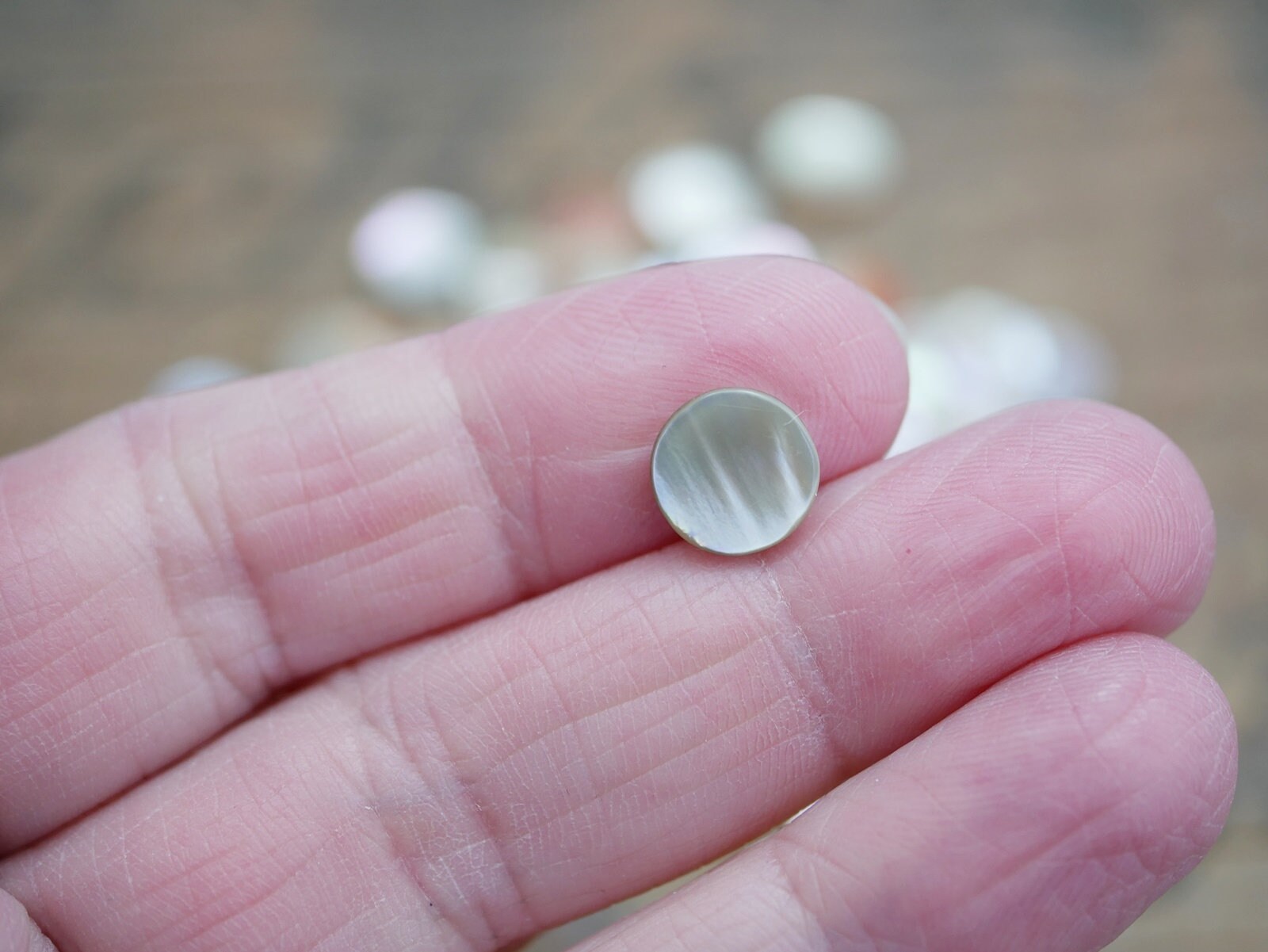 Vintage Abalone Shell Disc 9mm Flat Back Disc 2mm Thick (20) - Etsy