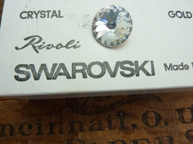 Swarovski Rivoli Rhinestone Crystal Vintage Swarovski | Etsy