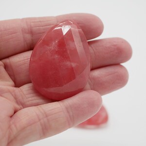 Cherry Quartz Pendant Stone 40x32mm Large Focal Pendant ( 1 Pc) X634 - Etsy